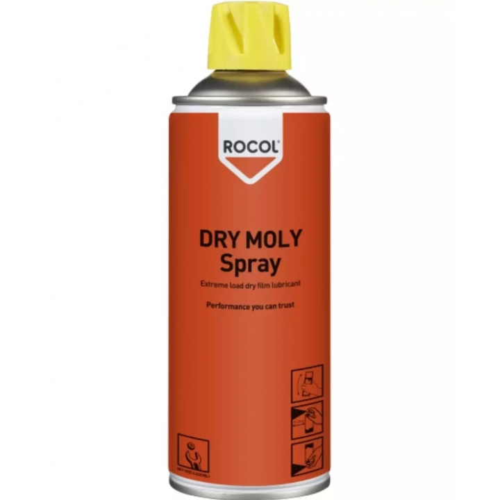 Сухая молибденовая смазка спрей DRY MOLY Spray Rocol