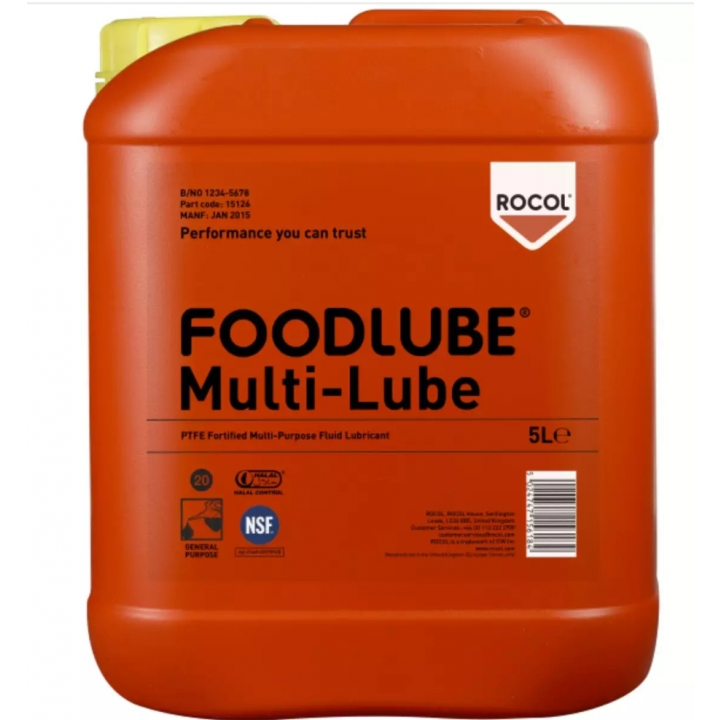 Многофункциональная проникающая H1 смазка FOODLUBE Multi-Lube Rocol для ...